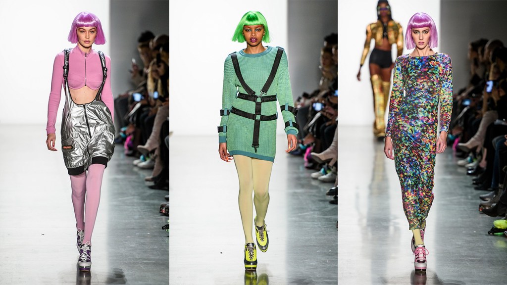jeremy scott explores the fifth element in a sci-fi fabulous show