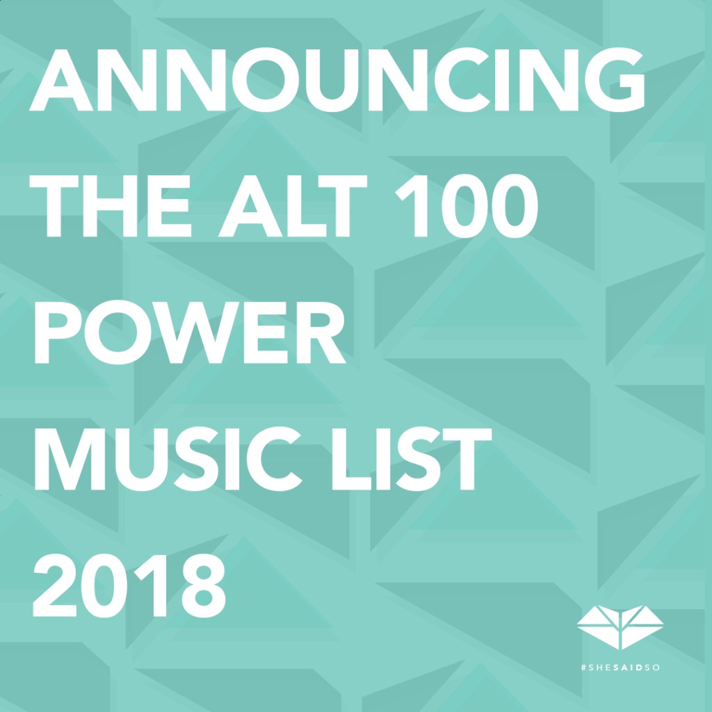 shesaidso’s alt power list highlights diversity in the music industry