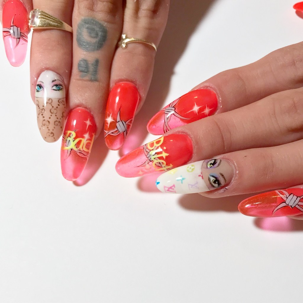 these manicures turn 2000s kitsch into exquisite fine art