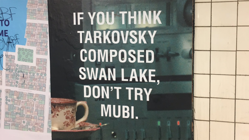 why everyone is talking about this mubi ad