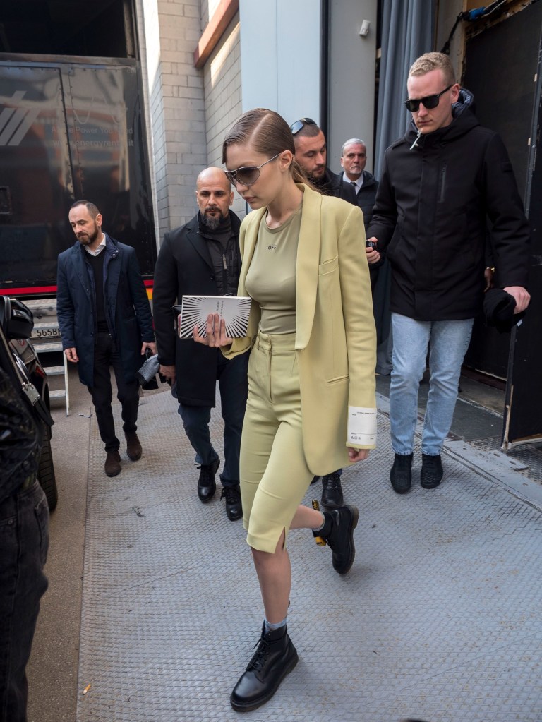 gigi hadid was spotted with a book!