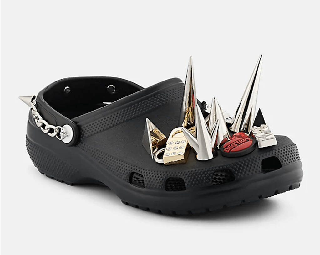 even crocs have gone goth