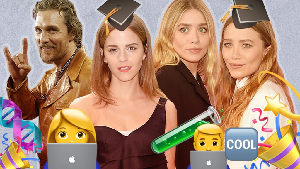 why are celebrities so obsessed with going back to uni?