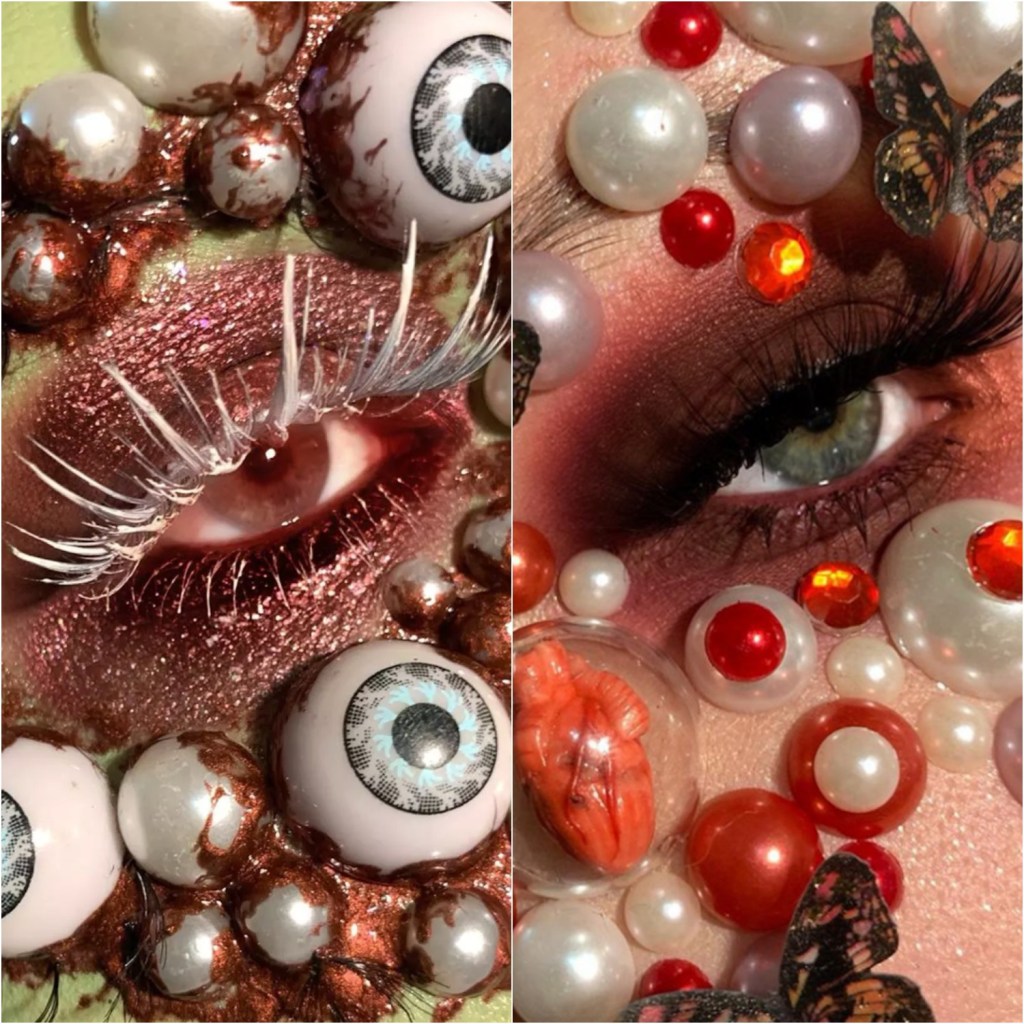 These bizarre beauty looks are miniature masterpieces