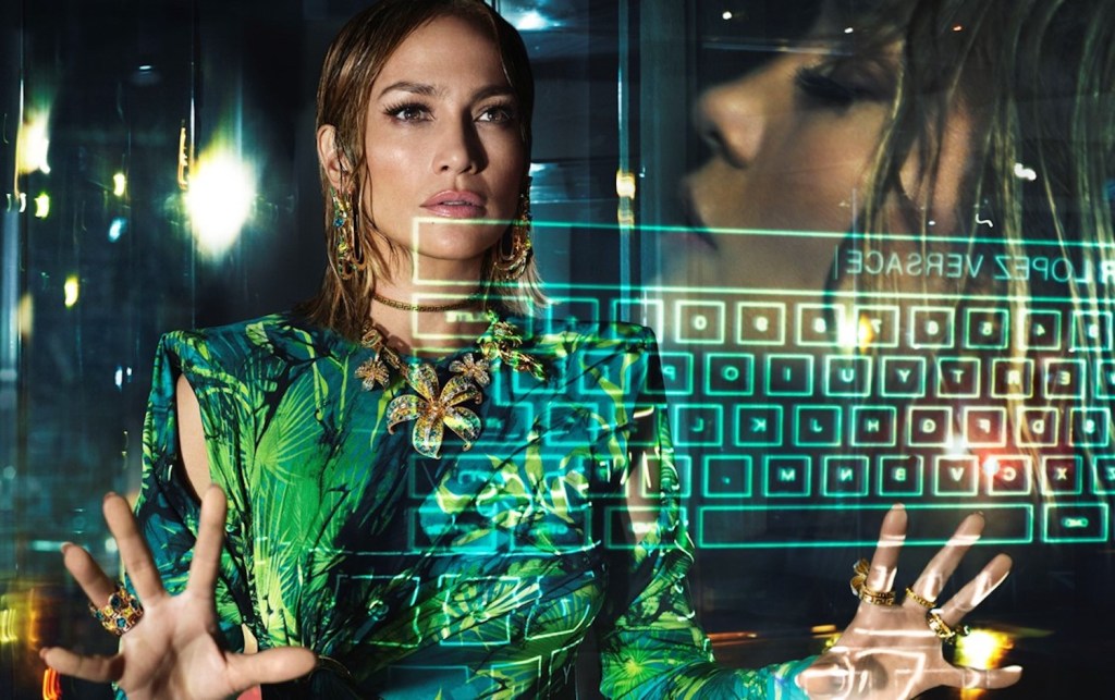 J.Lo is the star of Versace’s post-internet campaign