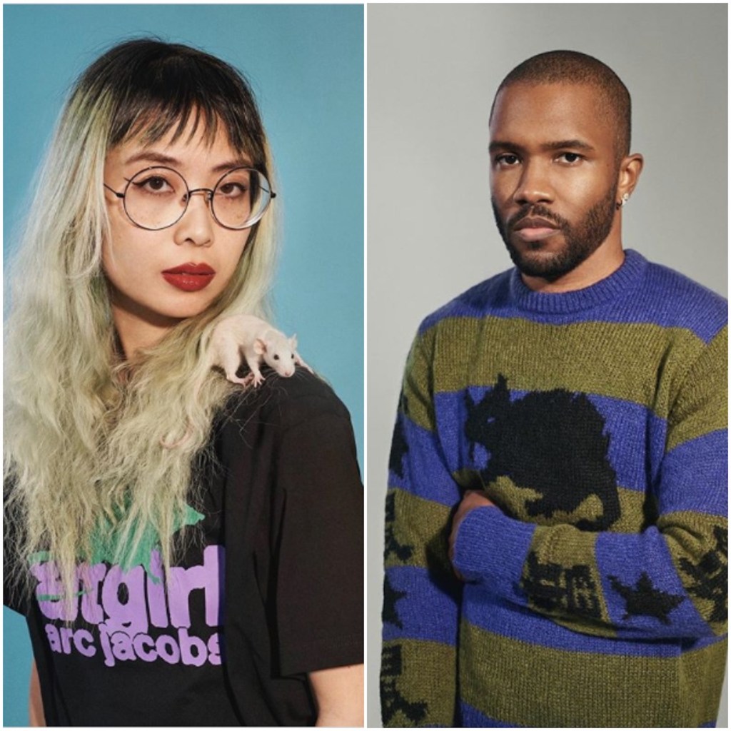 Frank Ocean models the Marc Jacobs x Stray Rats capsule collection