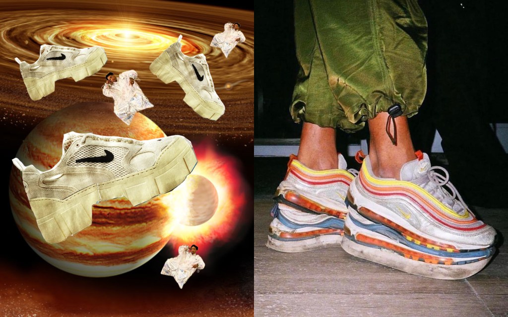 Meet the NYC designer behind these surreal stacked shoes