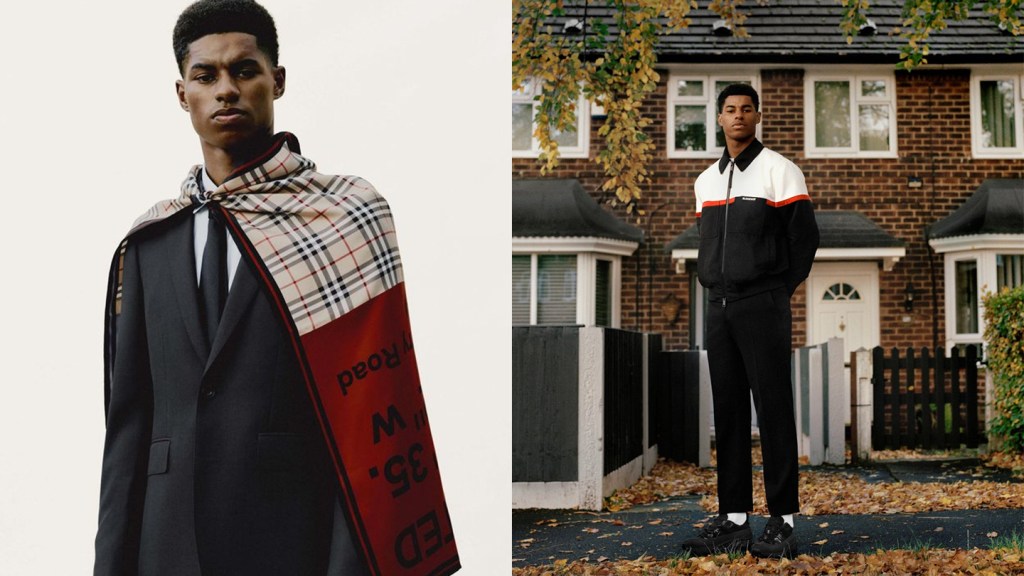 Marcus Rashford teams up with Burberry to support young people across ...