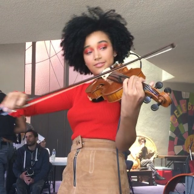 dev hynes and amandla stenberg are making sweet music together