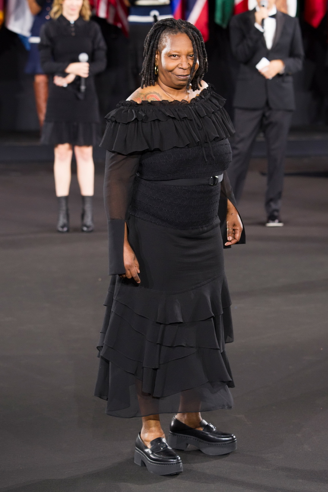 rowan blanchard and whoopi goldberg star in opening ceremony’s ...