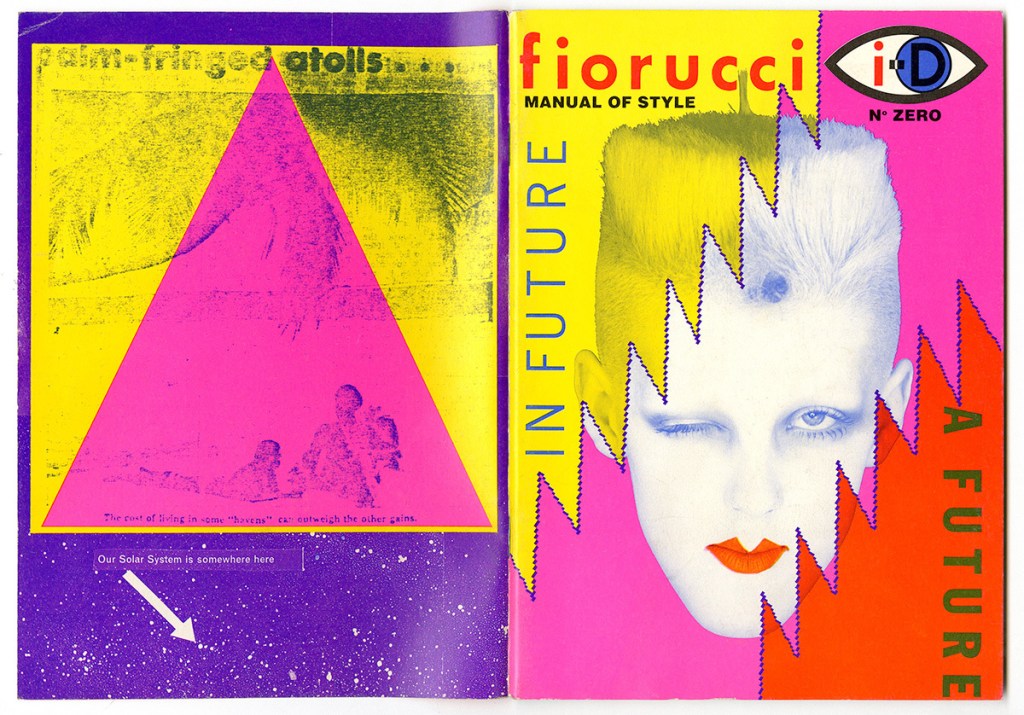 take an exclusive look inside fiorucci’s 80s fanzine collab with i-D