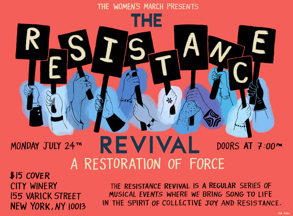 the women’s march organizers have started a stirring musical movement