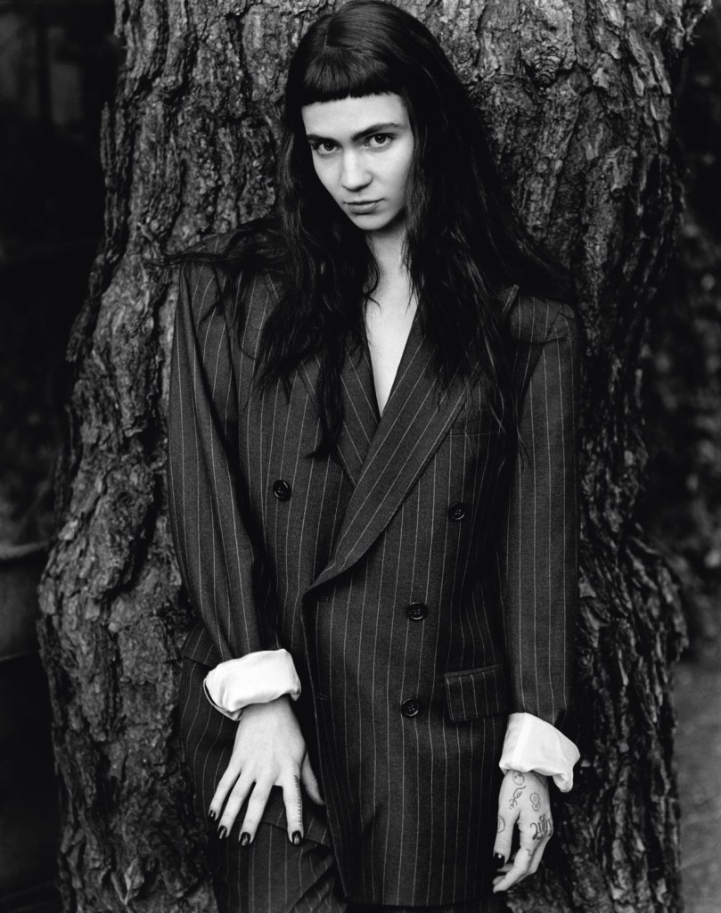 check out grimes’ eclectic new mixtape