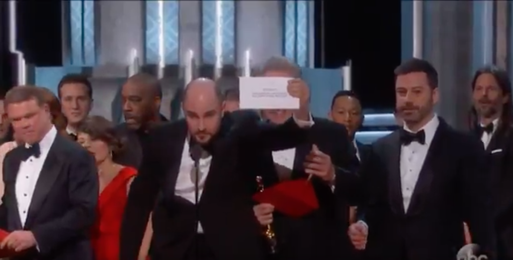 the oscars just awarded the wrong movie best picture