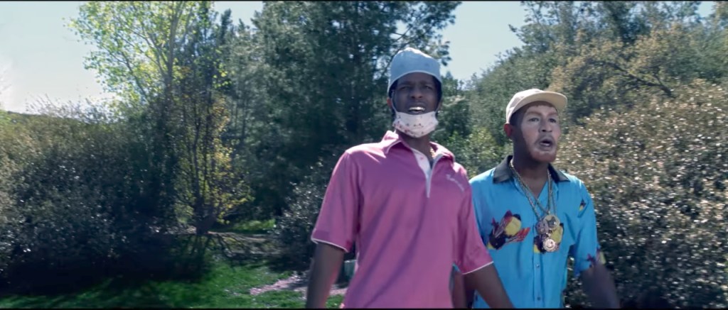 watch a$ap rocky give tyler, the creator a face transplant in ‘who dat boy’