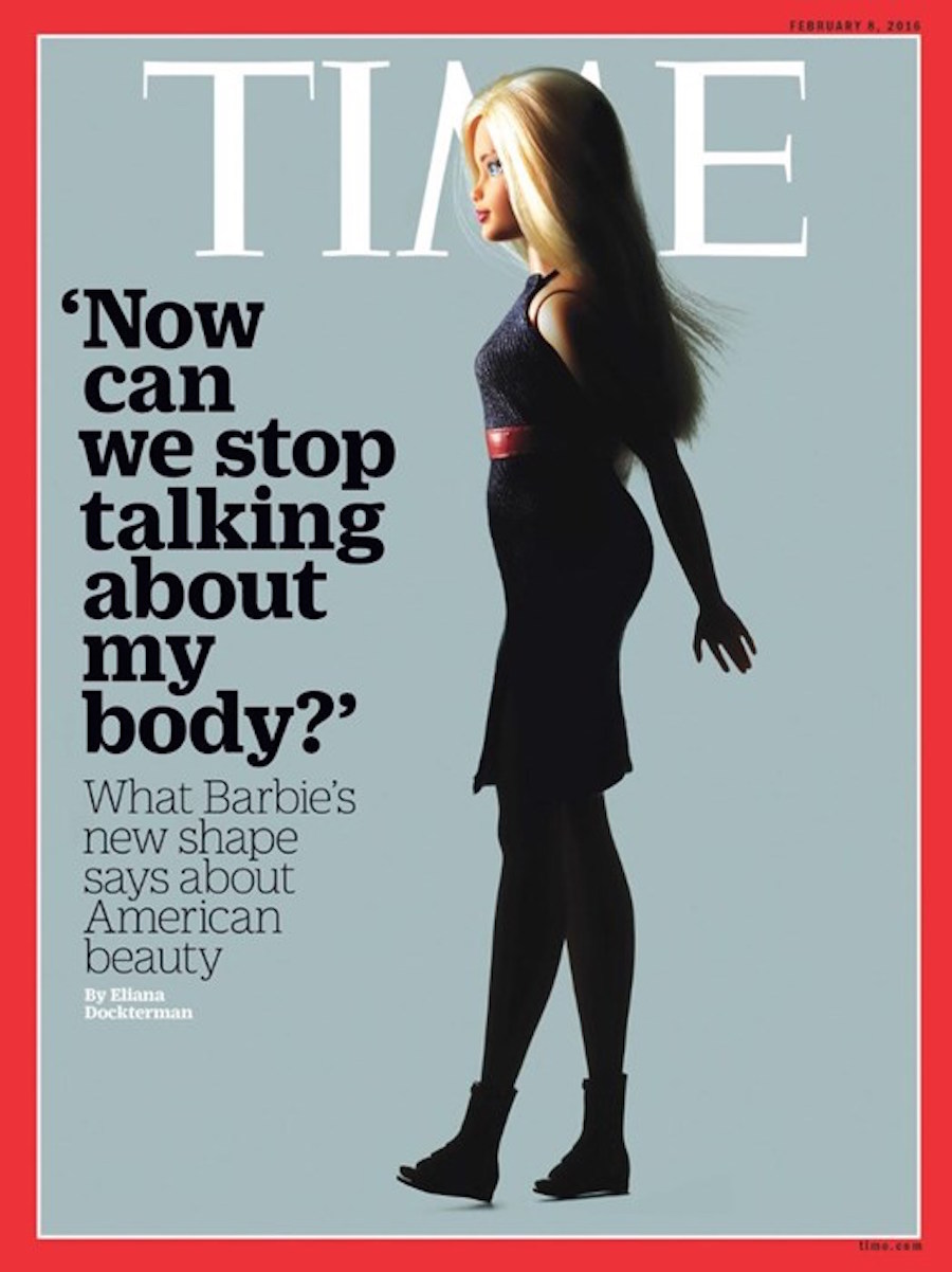 a body-positive barbie scores the cover of ‘time’ magazine