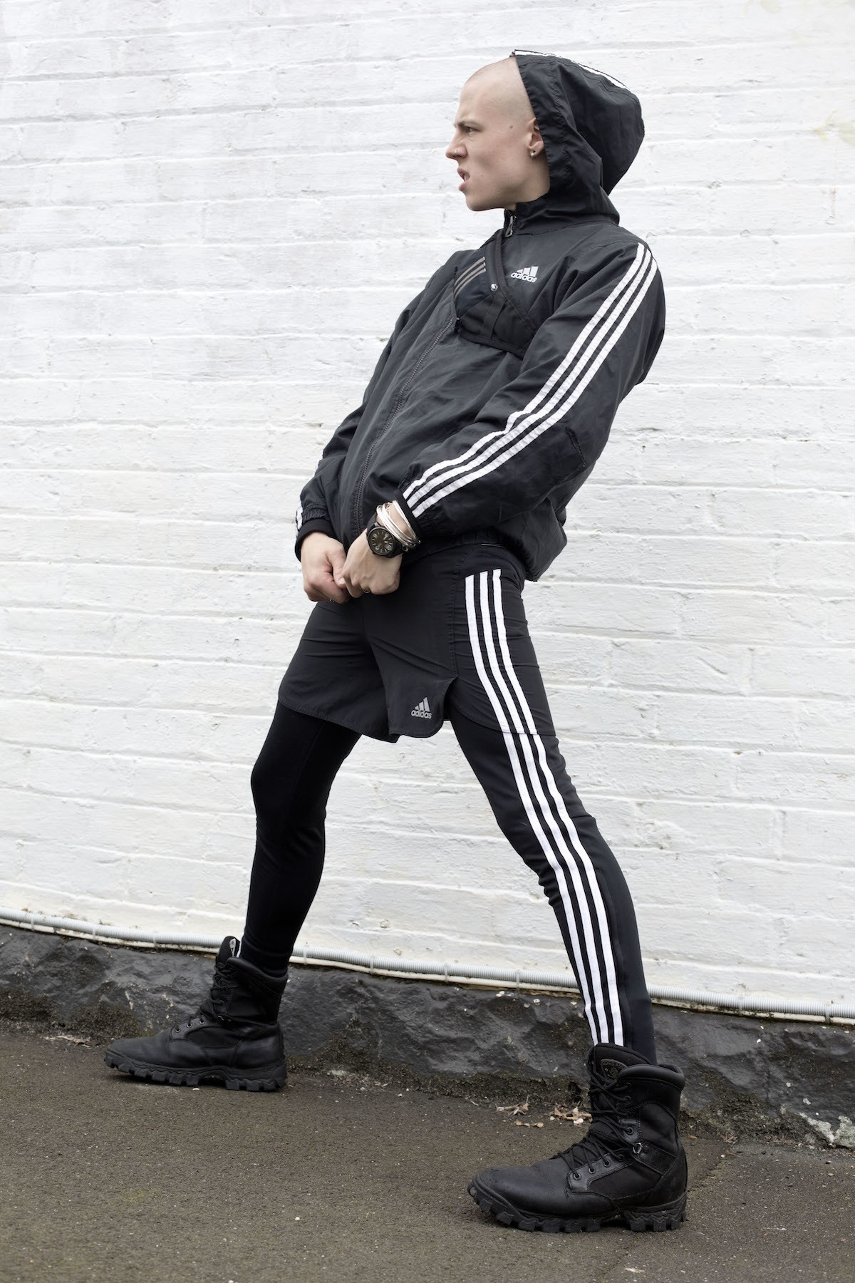danny fischer is the triple-striped bandit modelling on his own terms