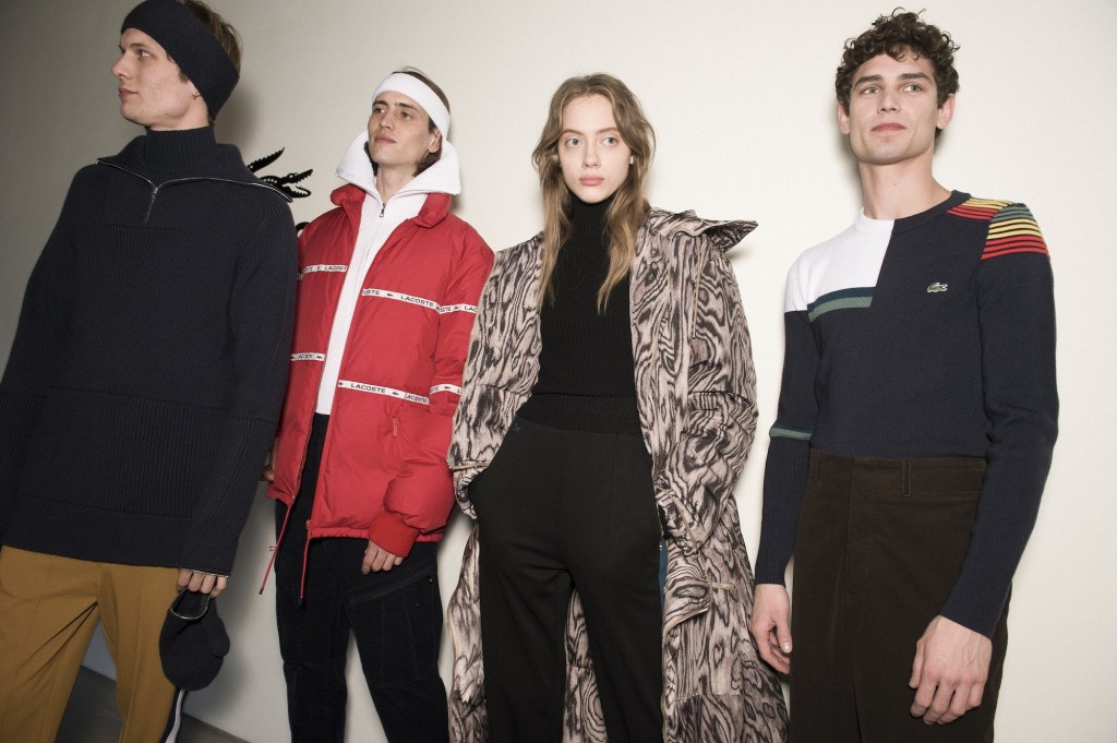 lacoste hits the slopes for fall/winter 16