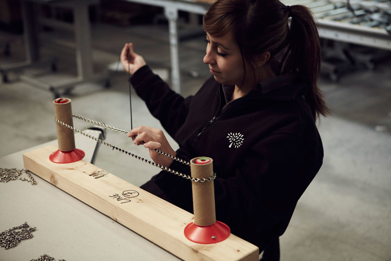 mulberry shows us how the new mini lily is made