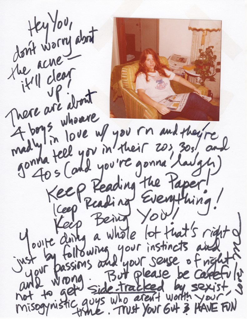 inspiring handwritten life advice from your female heroes