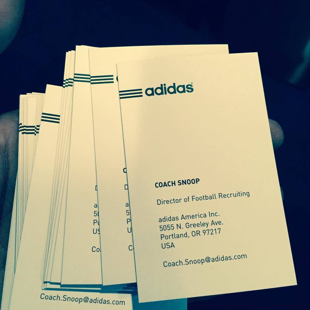 snoop dogg has been appointed director of football recruiting at adidas