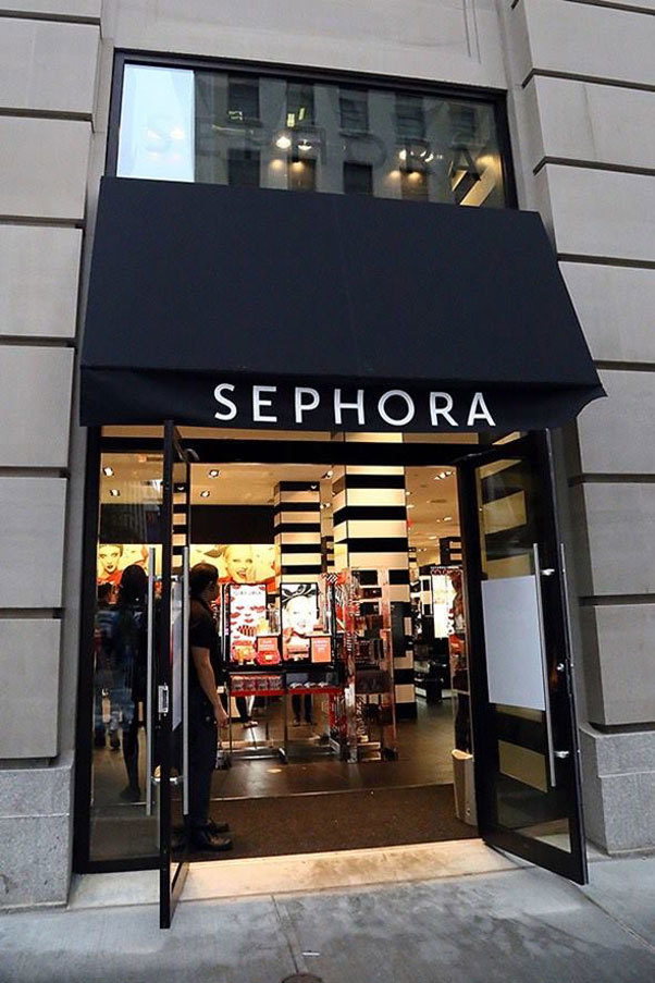 sephora australia has an opening date and a giant alarm clock