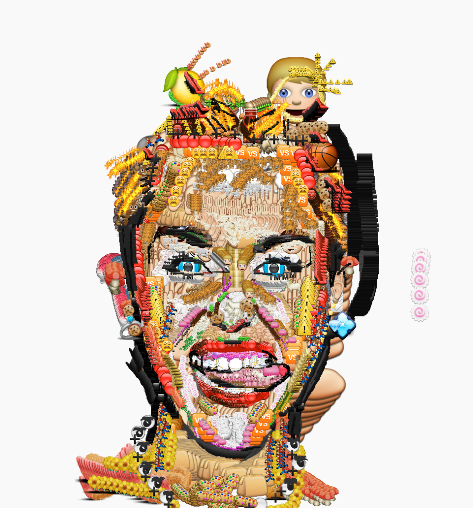yung jake is crafting emoji art out of your favourite celebrities