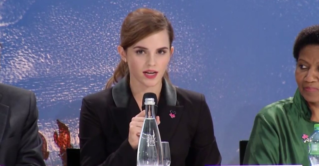 emma watson takes #heforshe campaign to the next level