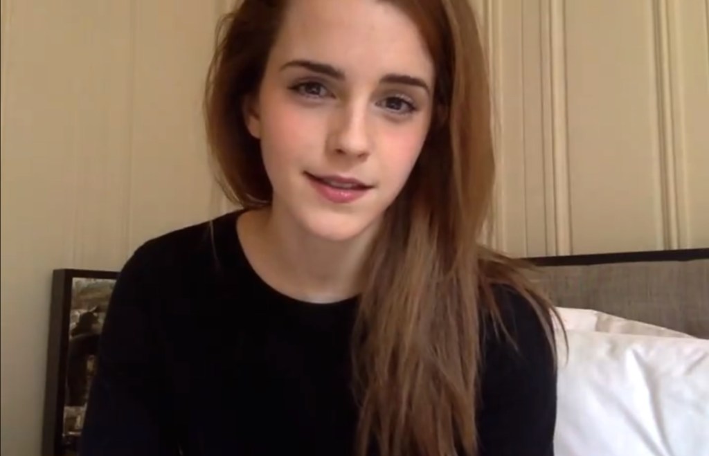 ask emma watson a question on international women’s day